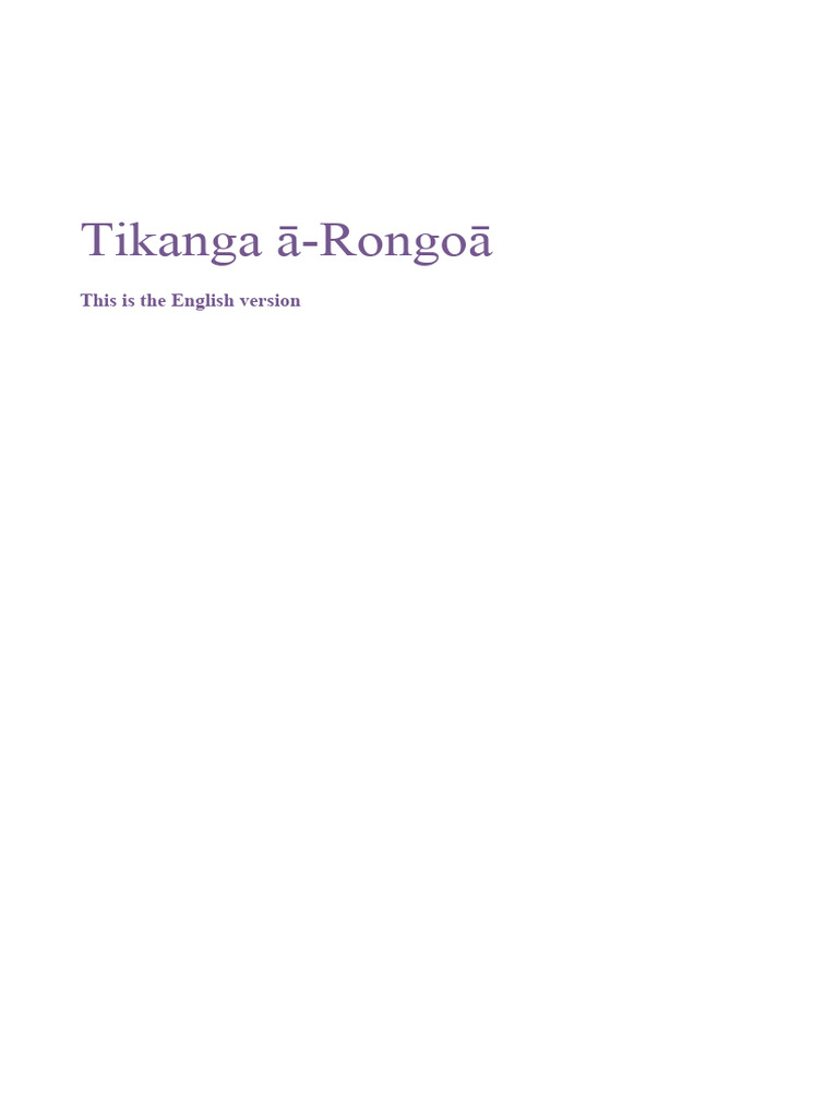 tikanga-a-rongoa-apr14-v2 | PDF | Occupational Safety And Health | Risk