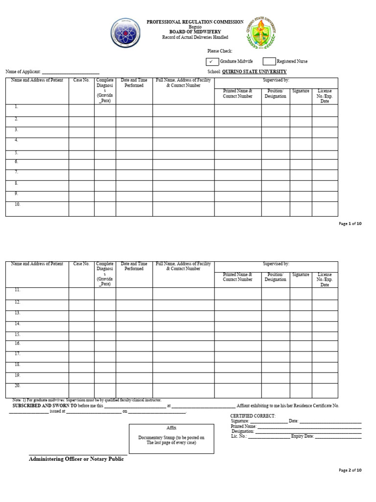 Blank Case Form | PDF | Midwife | Midwifery