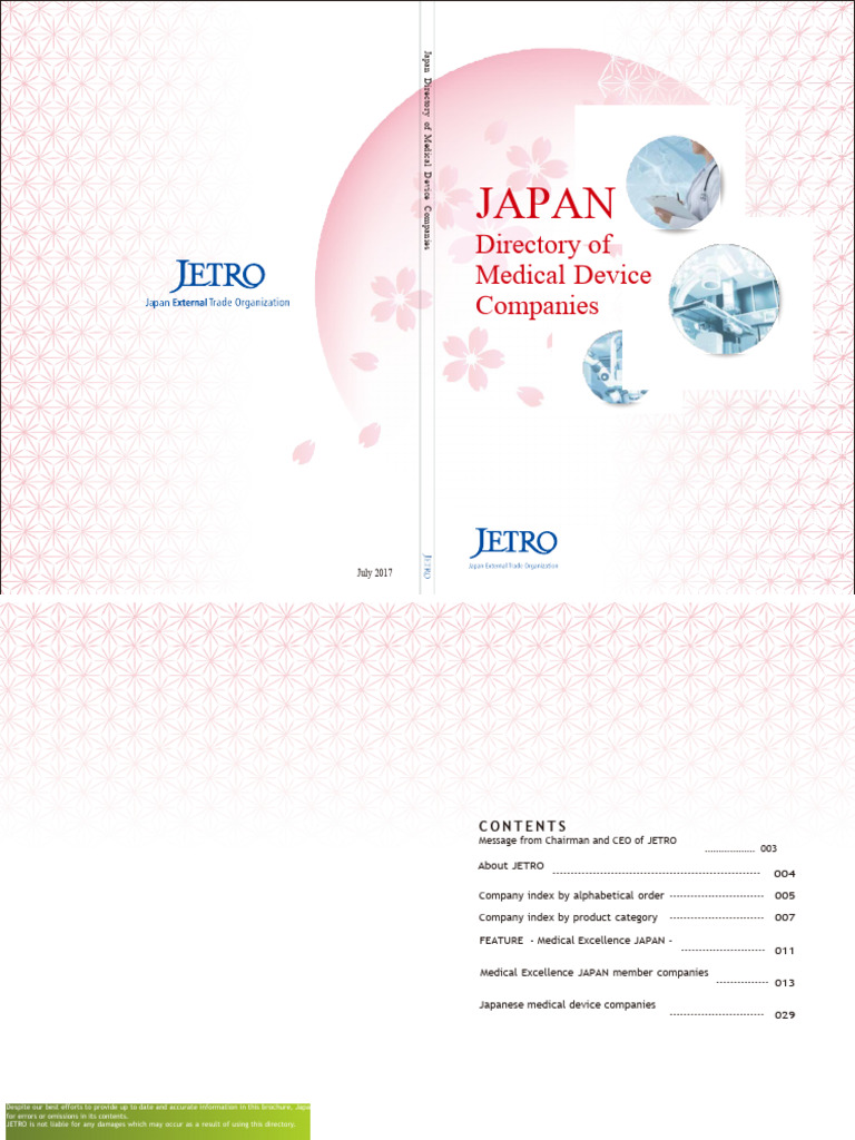 Japan Medical | PDF | Manufacturing Companies Of Japan | Medicine