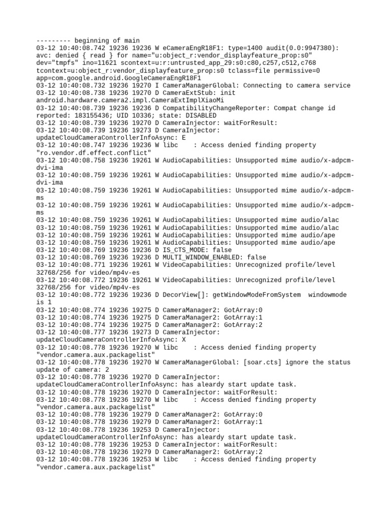 Log Cat 1710250808626 | Download Free PDF | Codec | Computer Science