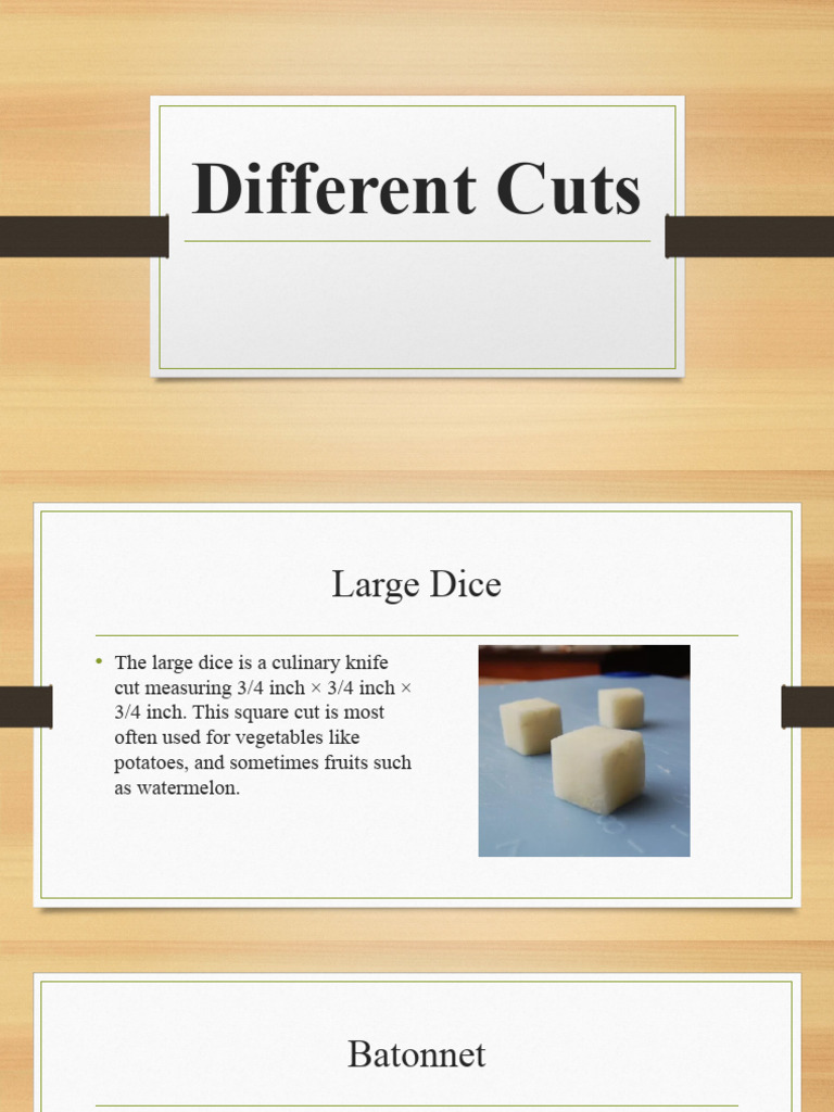 SC Different Cuts | PDF | Home | European Cuisine