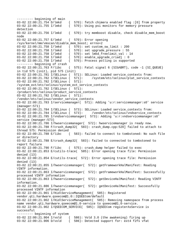 Logcat Home Fota Update Log | PDF | Encryption | Computer Data Storage