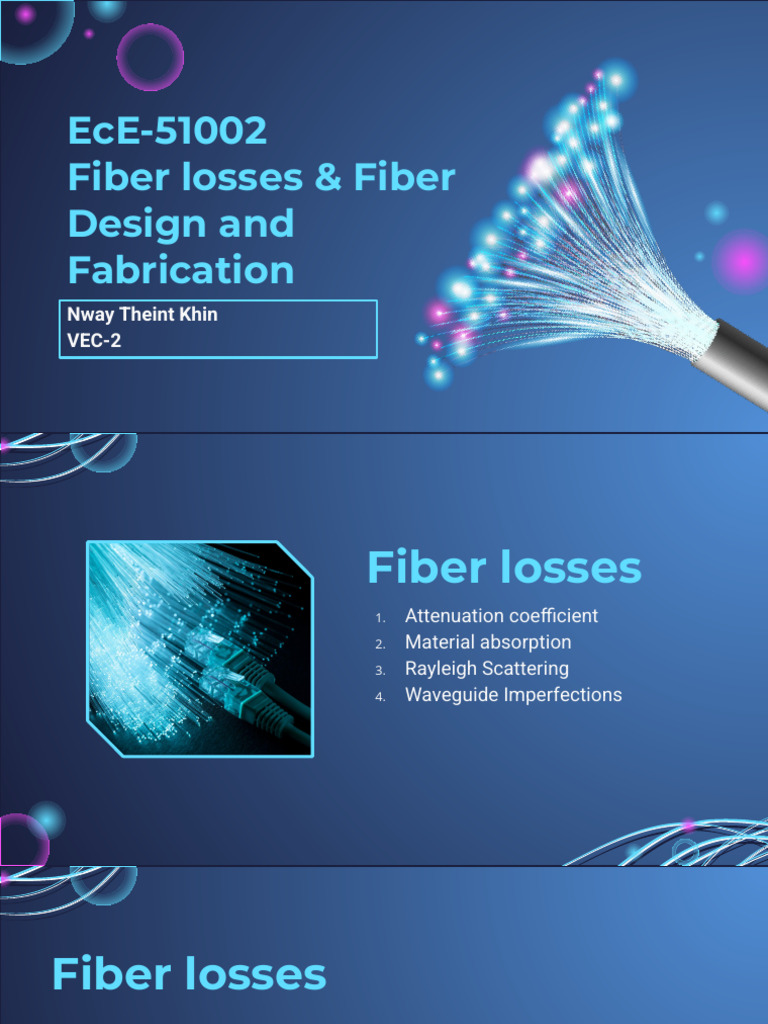 Fiber Losses and Cables | Download Free PDF | Optical Fiber | Attenuation