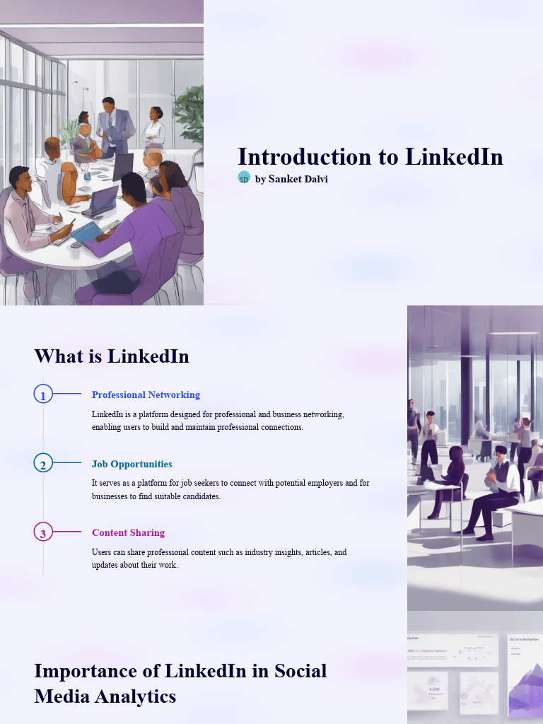LinkedIn PPT - (Social Media Analytics) | PDF | Linked In | Analytics