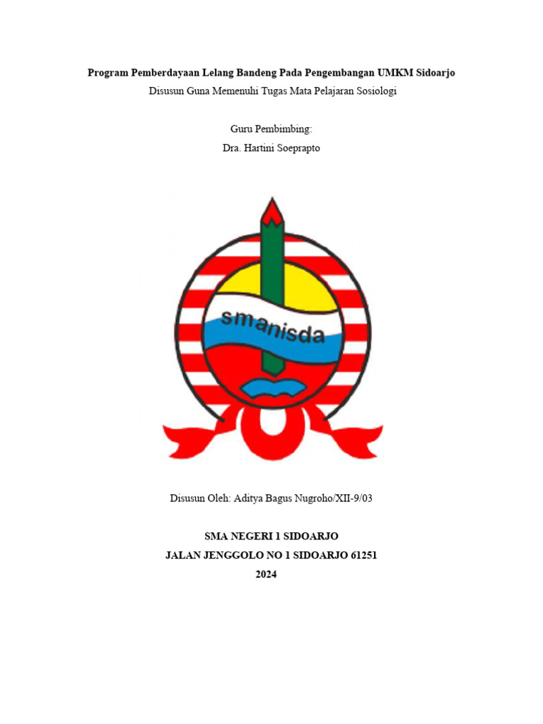 Pemberdayaan Lelang Bandeng Sidoarjo | PDF