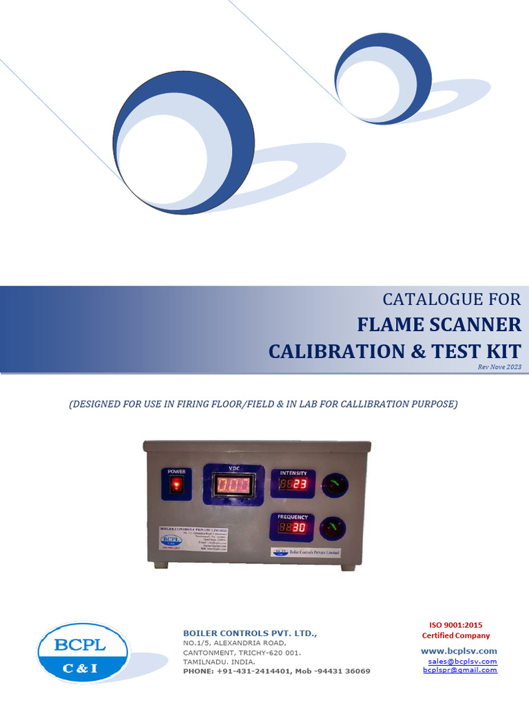 Catalogue - Calibration Kit BCPL | PDF | Calibration | Frequency