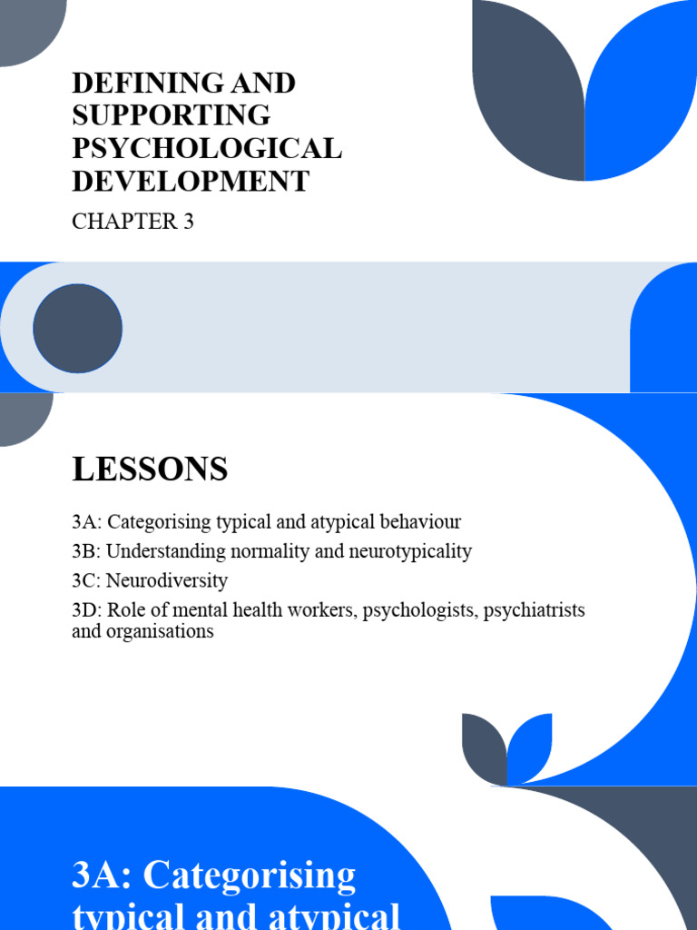 0 - Defining and Supporting Psychological Development | PDF | Attention Deficit Hyperactivity ...