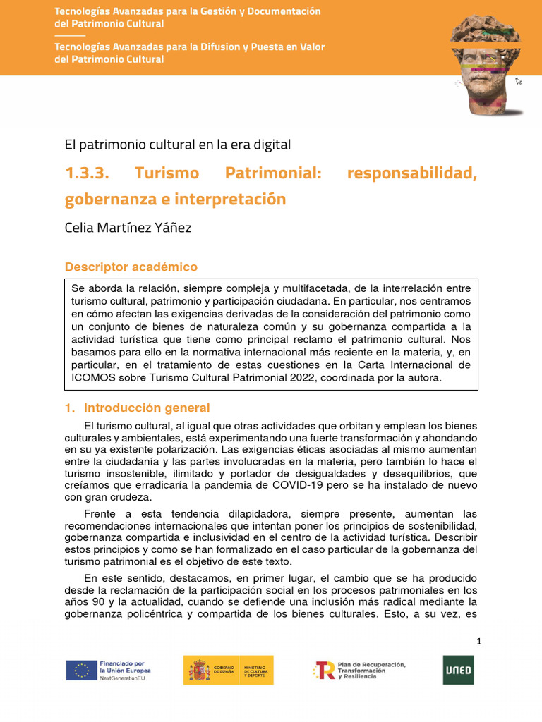 M1 - T1.3.3 - Celia Martínez Yáñez | Descargar gratis PDF | Turismo ...