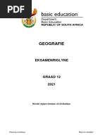 GEOGRAPHY P2 QP GR11 NOV2022 - Afrikaans Final | PDF