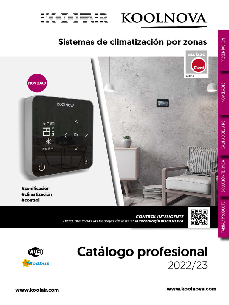 A42010 Catálogo Profesional Koolnova - Koolair 2022 - 2023 - Es Sin Precios | Descargar gratis ...
