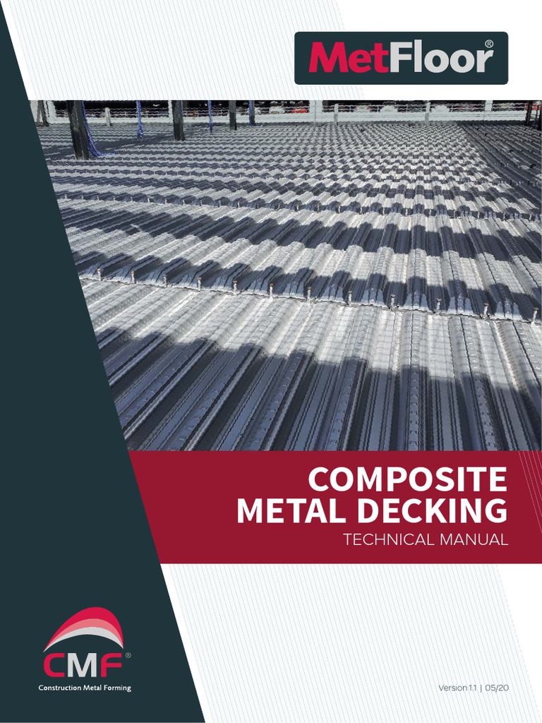 CMD Metfloor-Technical-Manual | PDF | Concrete | Sheet Metal