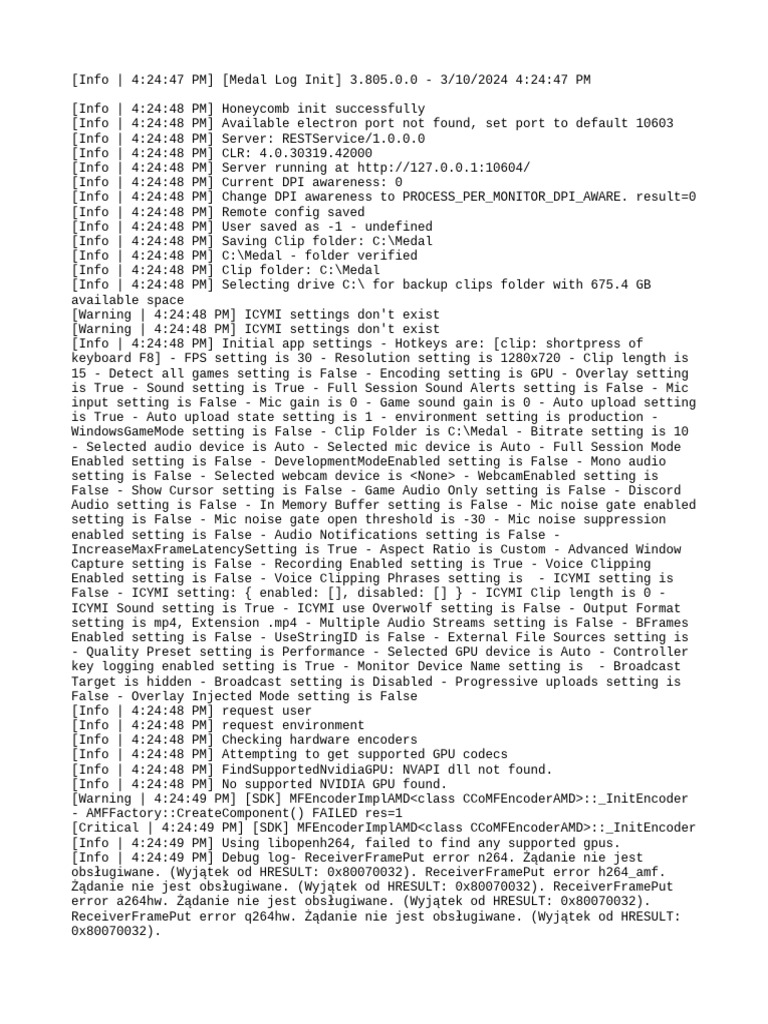 Medal Log 20240310 | PDF | Graphics Processing Unit | Codec