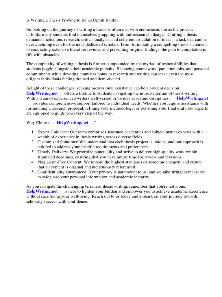 Do Masters Thesis Get Published | PDF | Thesis | Methodology