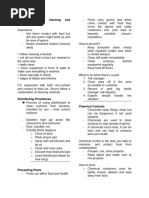 Sanitation Standard Operating Procedure (SSOP) | PDF | Hygiene | Sanitation