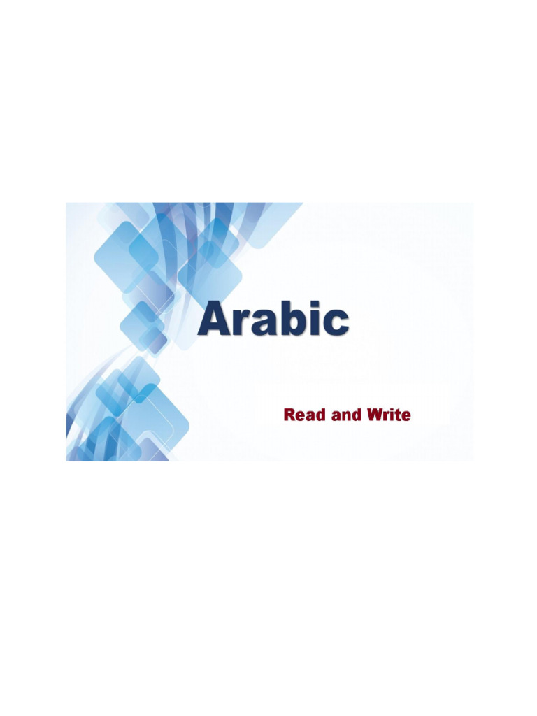Arabic Beginner's Book | PDF | Arabic | Languages Of Israel