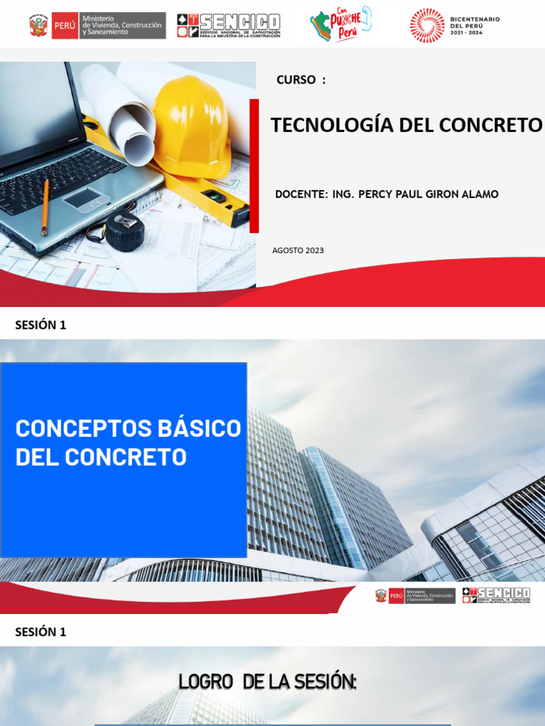 1 Clase Concreto 2023 Ii Pdf Cemento Hormigón