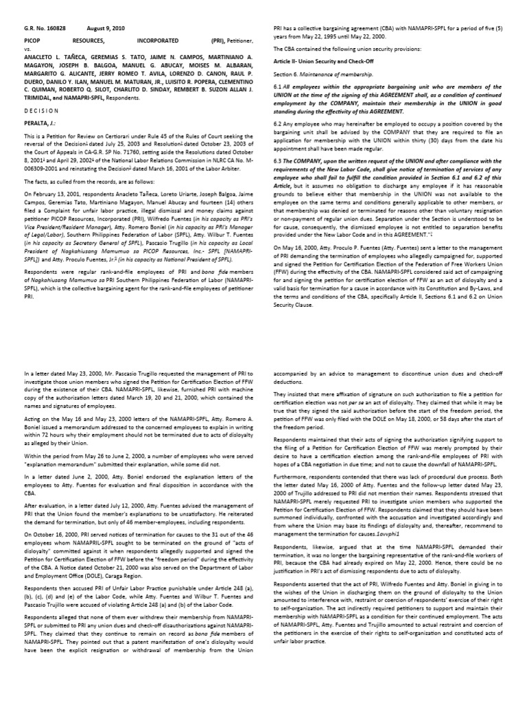 Cases Assigned (Departamental Syllabus) | PDF