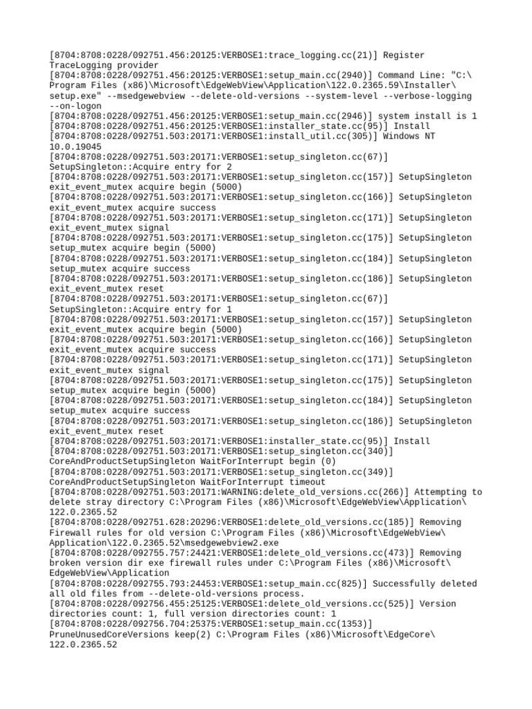 Msedge - Installer - Copy - Log 2 | PDF | Microsoft Windows | Installation (Computer Programs)