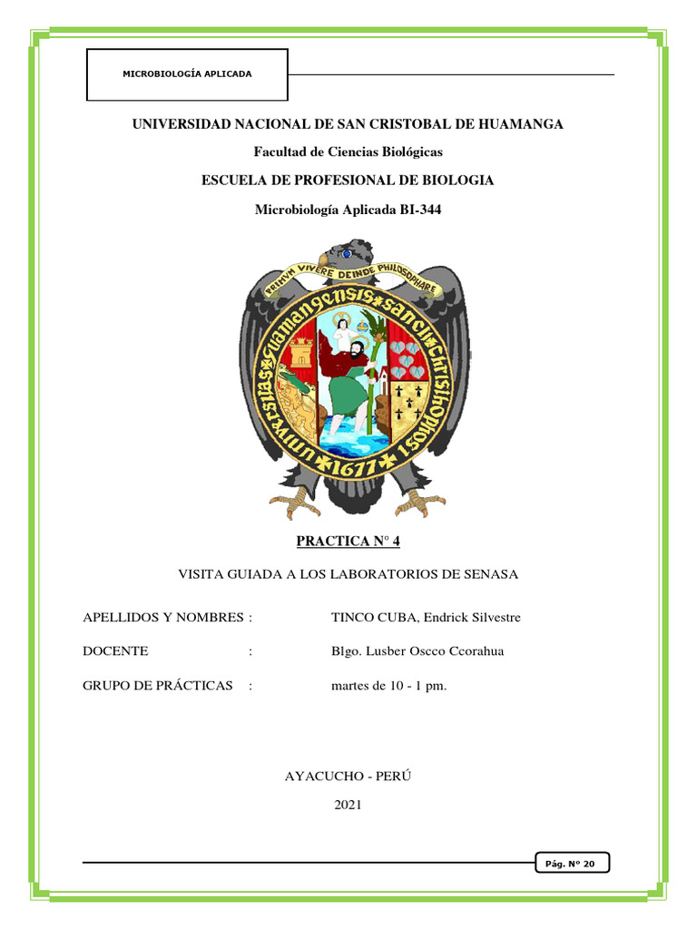 Practica 4 Micro A. | Descargar gratis PDF | Control biológico de plagas | Virus