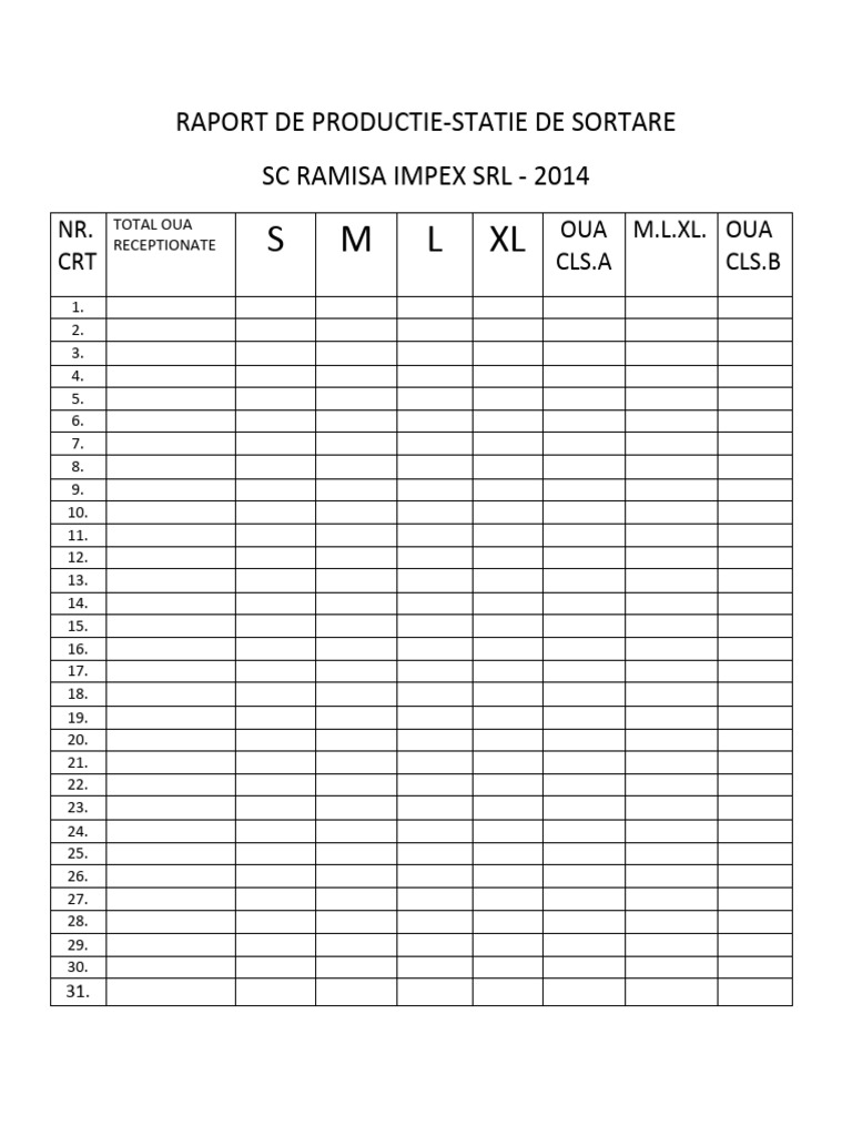 Raport de Productie 2 | PDF