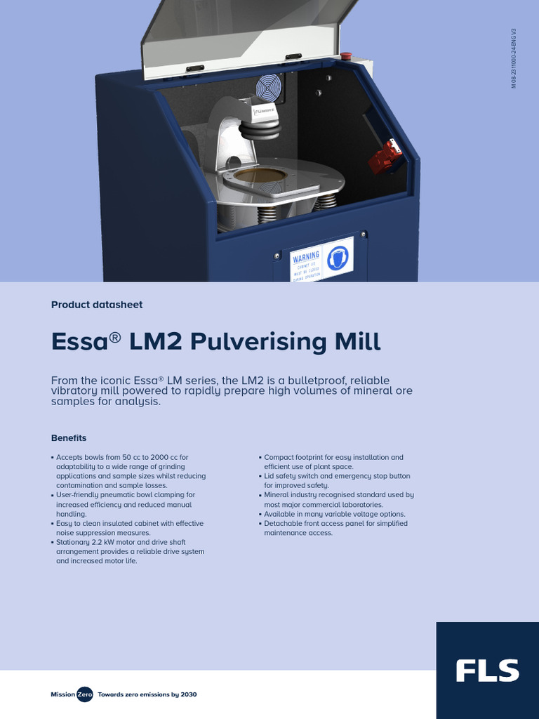 Essa LM2 Pulverising Mill | PDF | Electric Motor | Mechanical Engineering