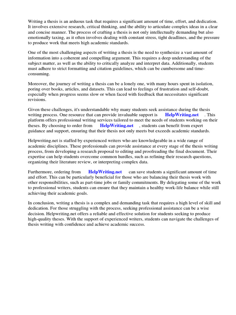 Acknowledgment For Thesis Example | PDF | Thesis