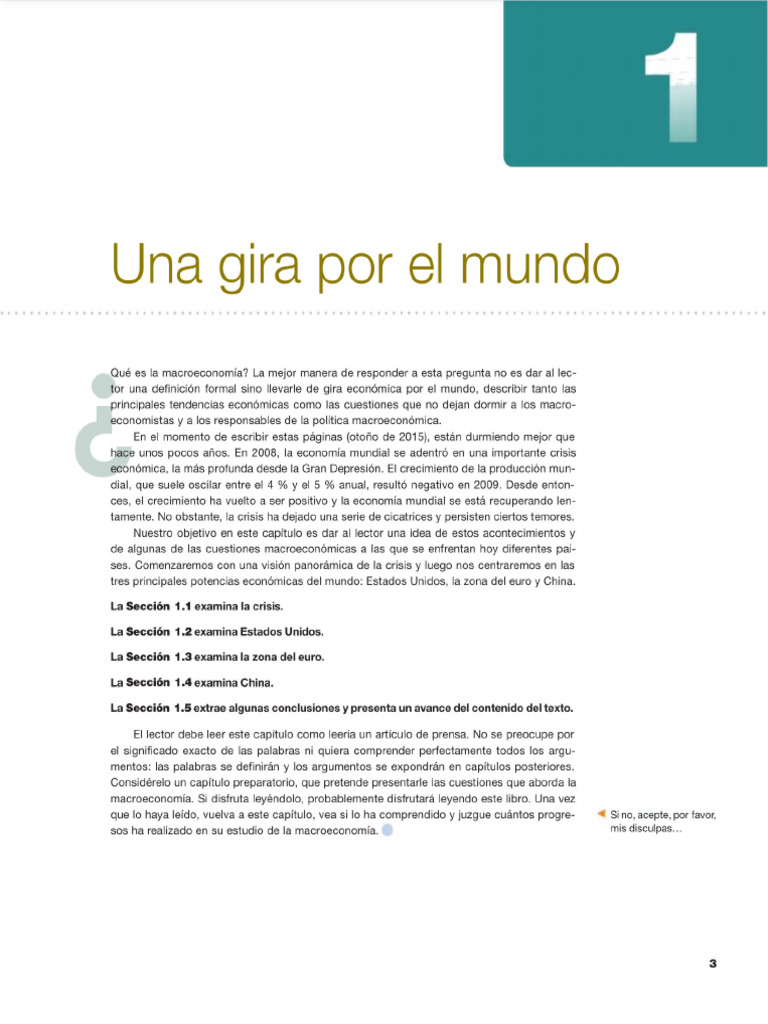 TEMA 1 - Una Gira Por El Mundo | PDF