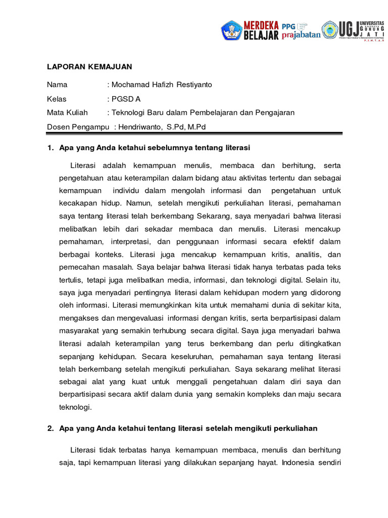 Hafizh - SEL.01.2-UTS Ujian Tengah Semester | PDF | Karier & Perkembangan