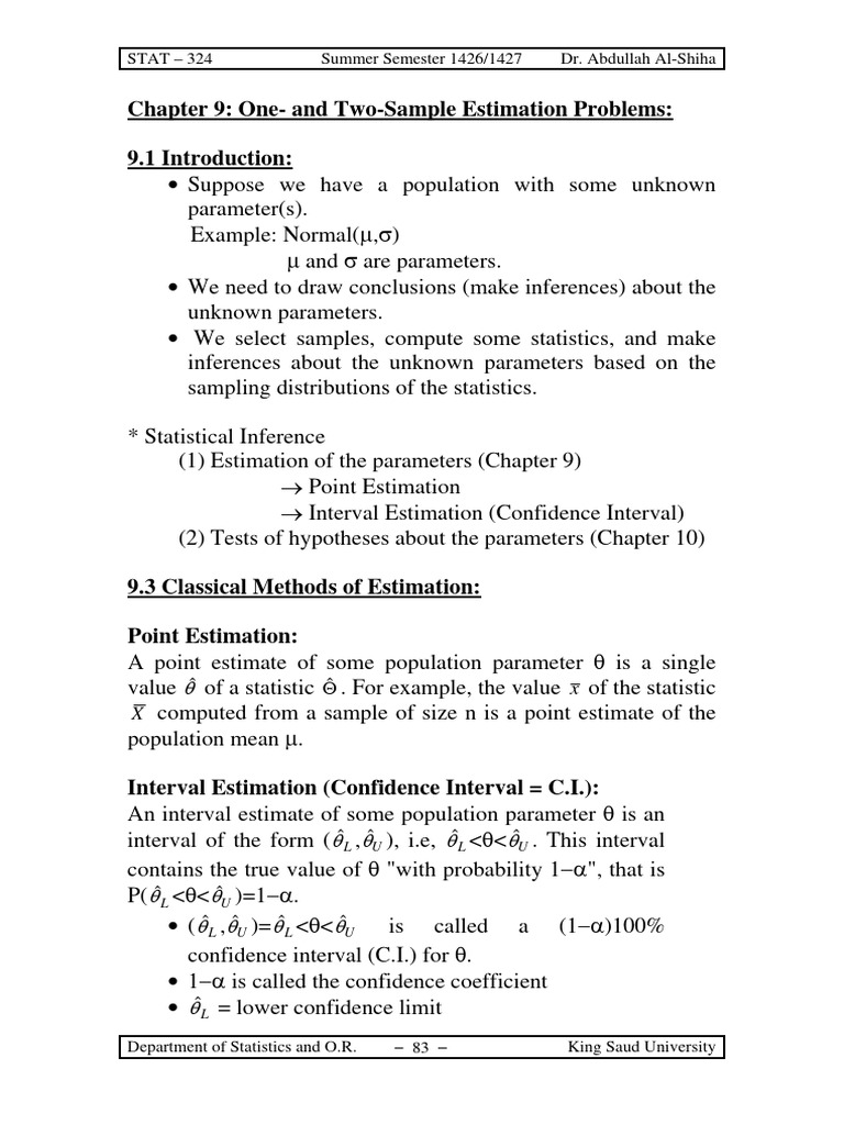 part-8 | PDF | Confidence Interval | Analysis