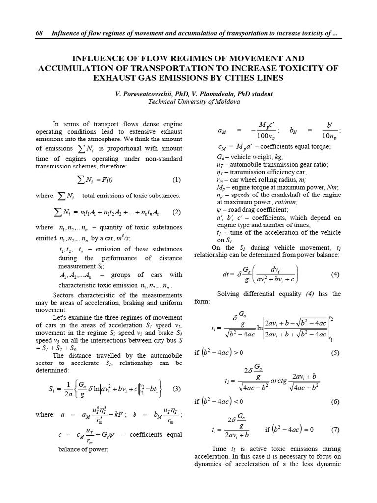 14 Art Plamadeala | PDF | Engines | Exhaust Gas