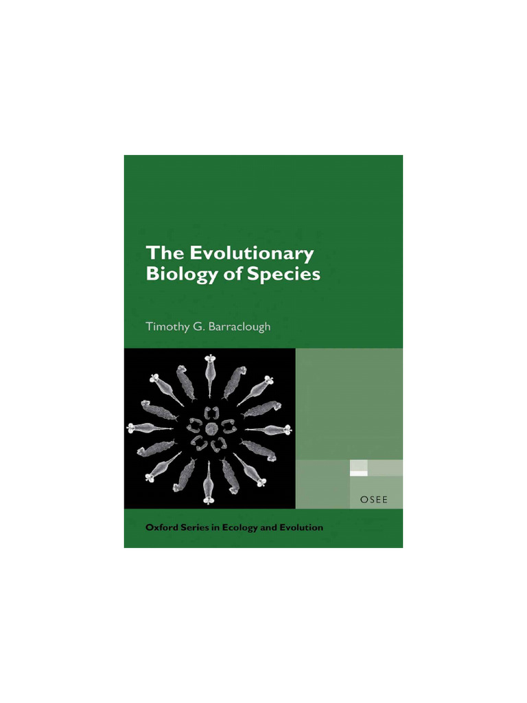 The Evolutionary Biology of Species by T G Barraclough 2019 | PDF