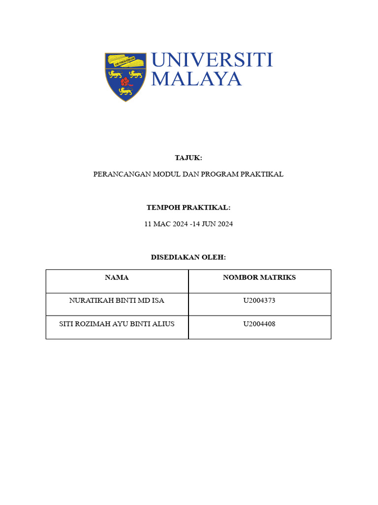 Contoh Modul Program Kaunseling T6 | PDF | Karier & Perkembangan