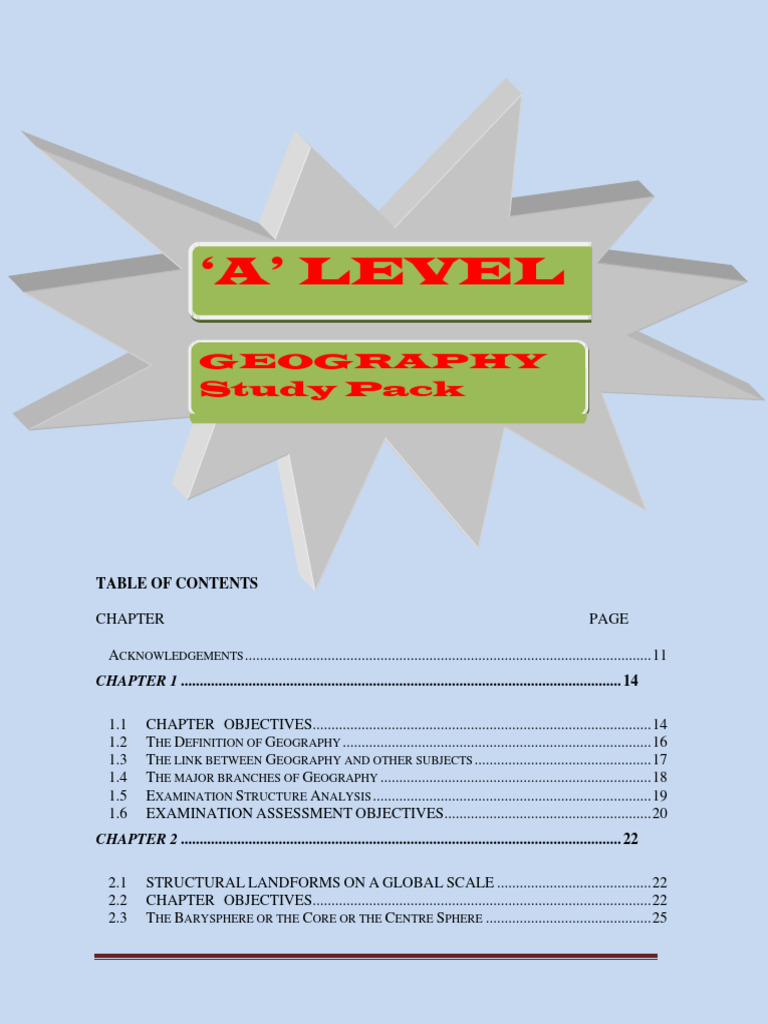 'A' Level Geography | PDF | Atmosphere Of Earth | Mining