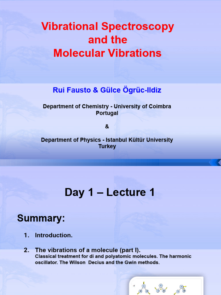 Aulas QF-II | PDF | Group (Mathematics) | Infrared Spectroscopy