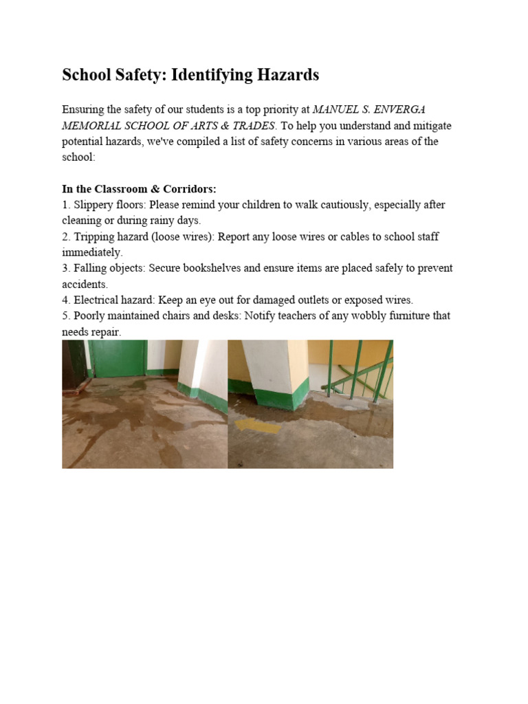 School Safety | PDF | Hazards | Emergency