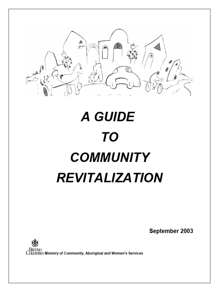 Community Revitalization Guide | PDF | Policy | Logging