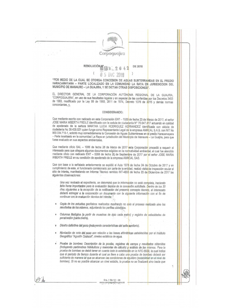 Resolucion 2942 Del 2018 | PDF