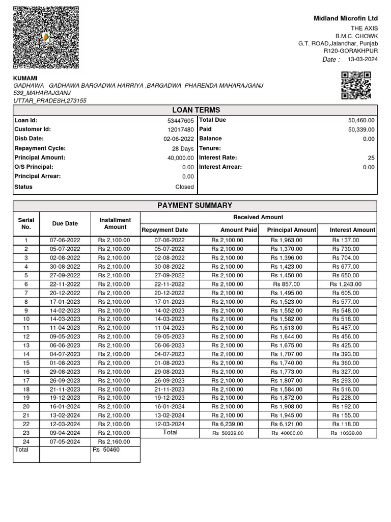 AccountStatement 53447605 | PDF | Interest | Financial Accounting