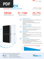 Datasheet Trina 710w | PDF | Photovoltaics | Solar Panel