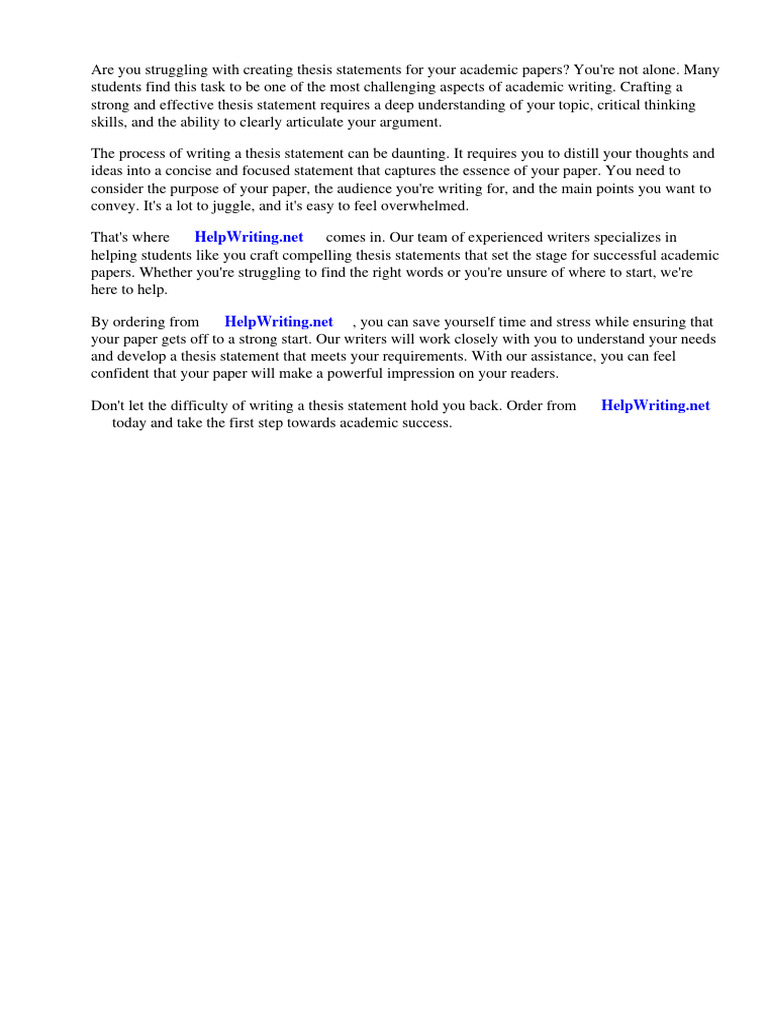 Practice Creating Thesis Statements Worksheet | Download Free PDF ...