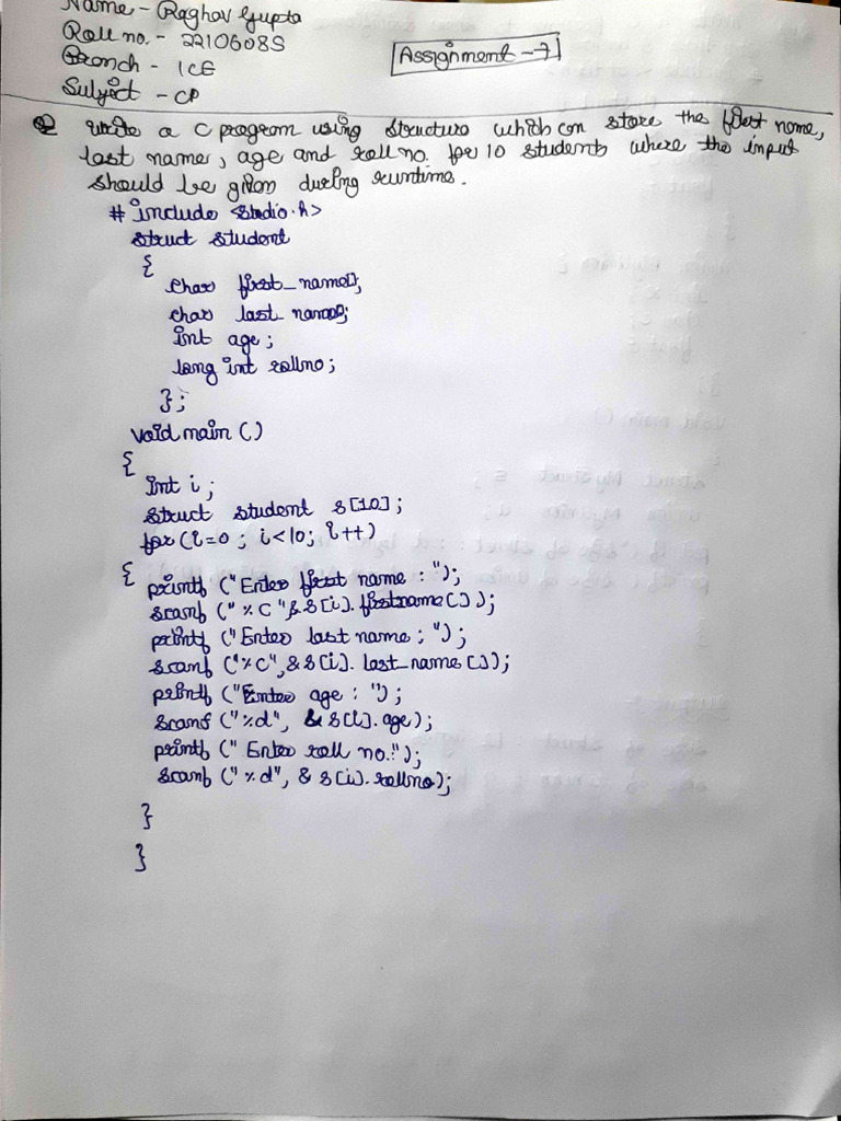 CP Assignment 7 | PDF