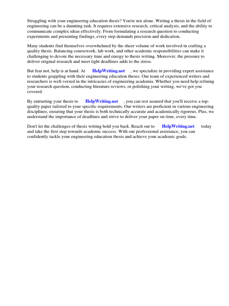 Engineering Education Thesis Pdf Image Segmentation Engineering