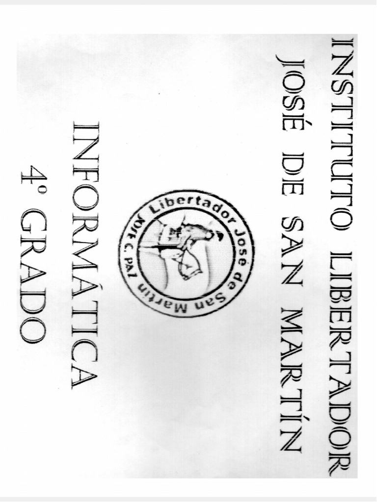 Informática 4to Grado | PDF