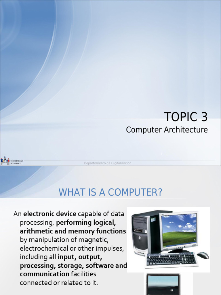 Tema 3 - Arquitectura Del Computador (En) | Download Free PDF ...