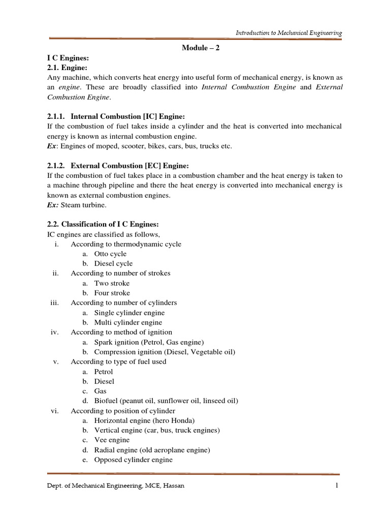 IME 2 | PDF | Diesel Engine | Internal Combustion Engine
