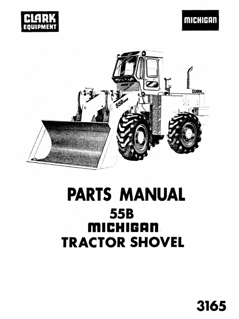 Clark 55b Wheel Loader 433c 416d Book 3165 | PDF | Loader (Equipment ...