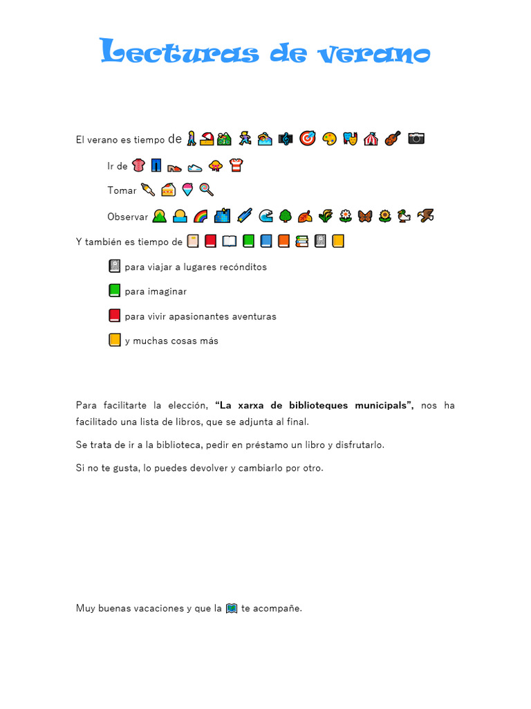 Lecturas para El Verano Castellano | PDF