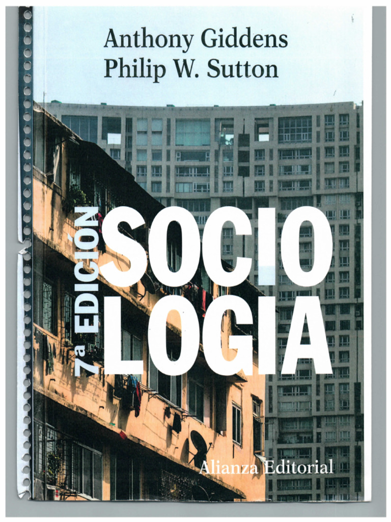 Giddens, Anthony y Philip W. Sutton.2013.Sociología | PDF