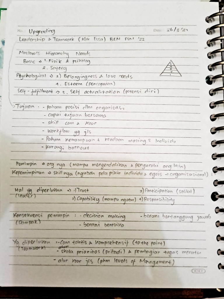 Penugasan Upgrading - K&PSDM | PDF