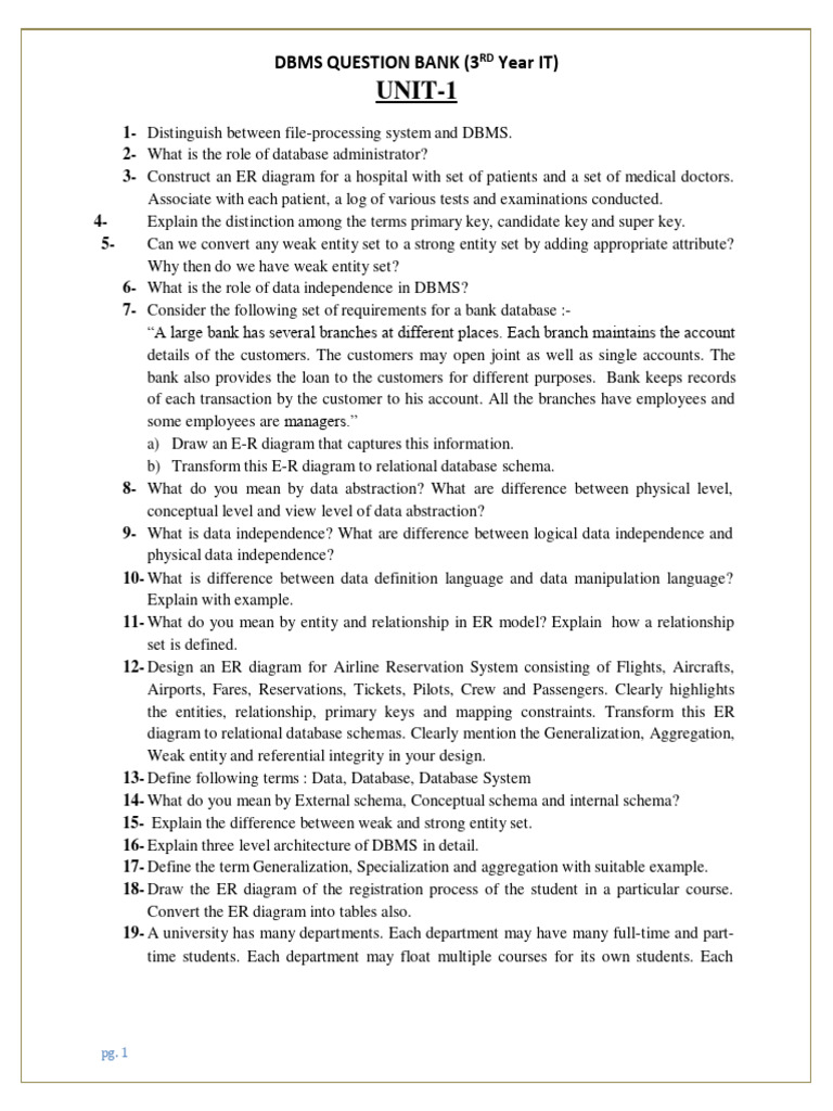 DBMS QB | PDF | Databases | Relational Model DBMS QB | PDF | Databases | Relational Model